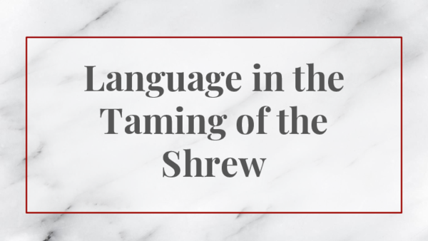 (PPT) Language in the Taming of the Shrew