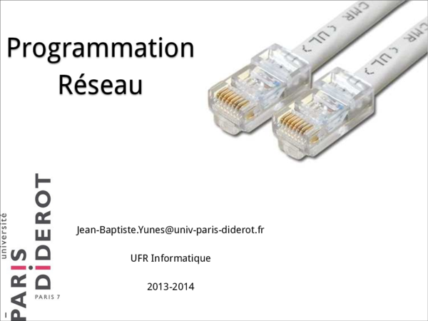 (PDF) Programmation Réseau