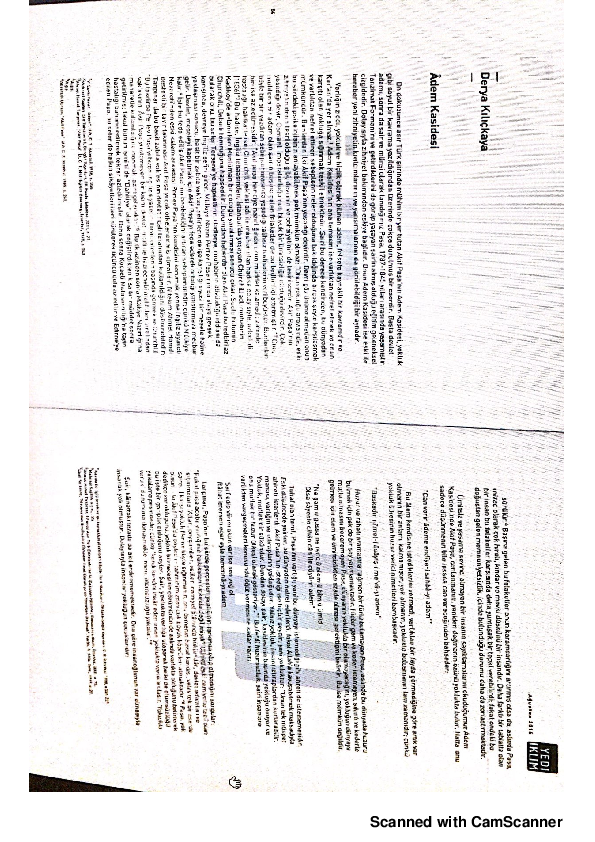 (PDF) Adem Kasidesi | Derya Kılıçkaya - Academia.edu