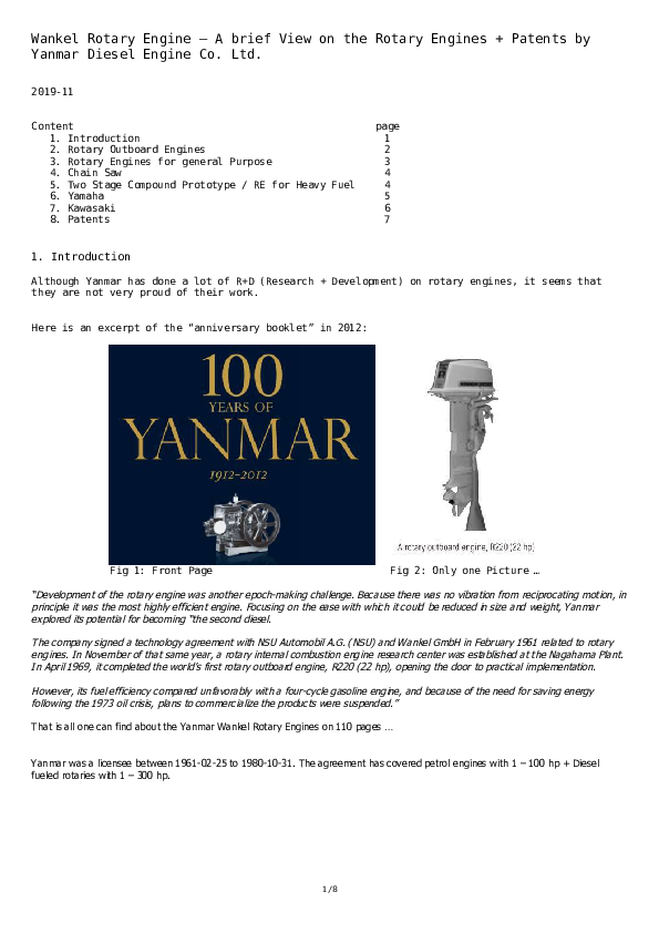 (PDF) Wankel Rotary Engine - A brief View on the Rotary Engines ...