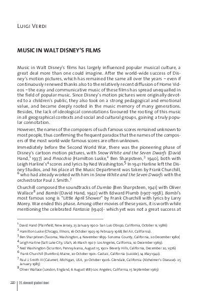(PDF) Music in Disney films