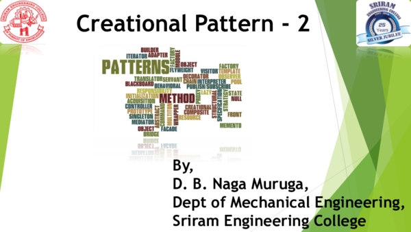 (PPT) Creational Pattern