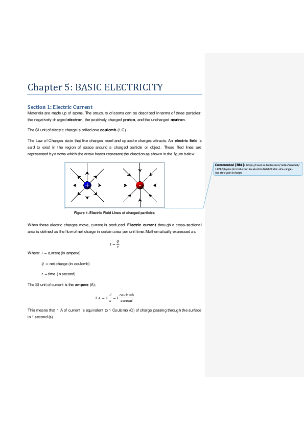 (DOC) Basic Electricity