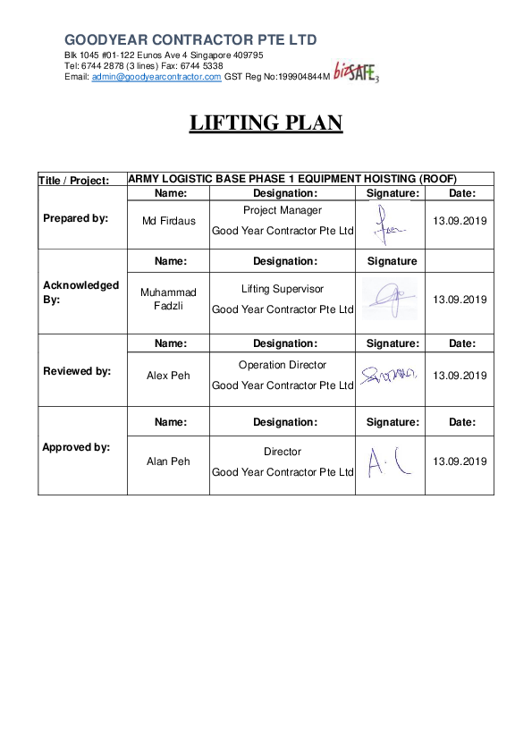 (PDF) Lifting Plan - ALB Phase