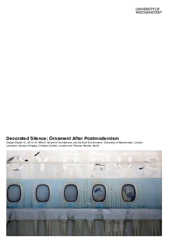 (PDF) RIBA Part II MA Architecture Student Brief