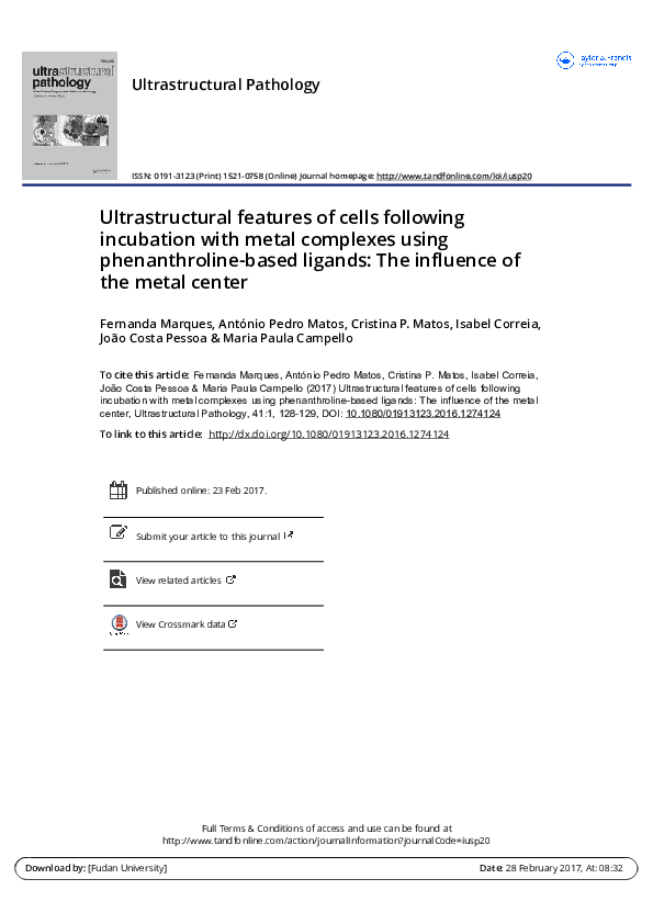 (PDF) Ultrastructural Pathology Ultrastructural features of cells ...