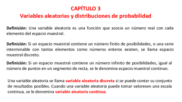 (PDF) CAPÍTULO 3 Variables aleatorias y distribuciones de probabilidad