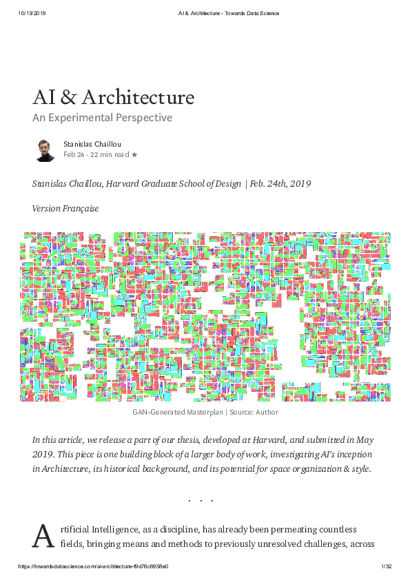 (PDF) AI & Architecture - Towards Data Science