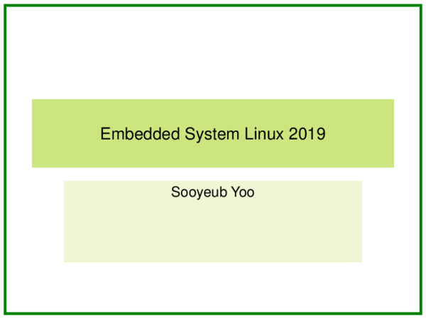 (PPT) Embedded System Linux