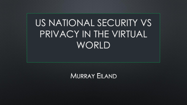 (PPT) US National Security vs Privacy in the Virtual World