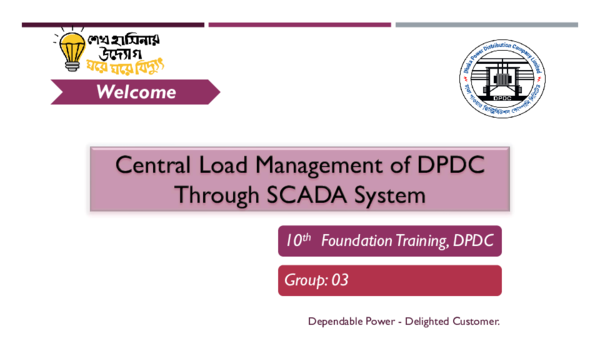 (PDF) Central Load Management of DPDC Through SCADA System