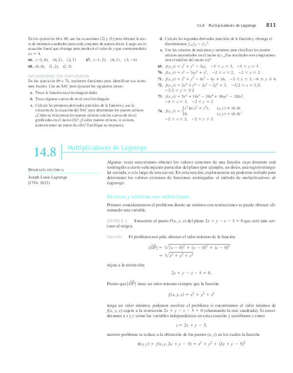 (PDF) Multiplicadores de Lagrange
