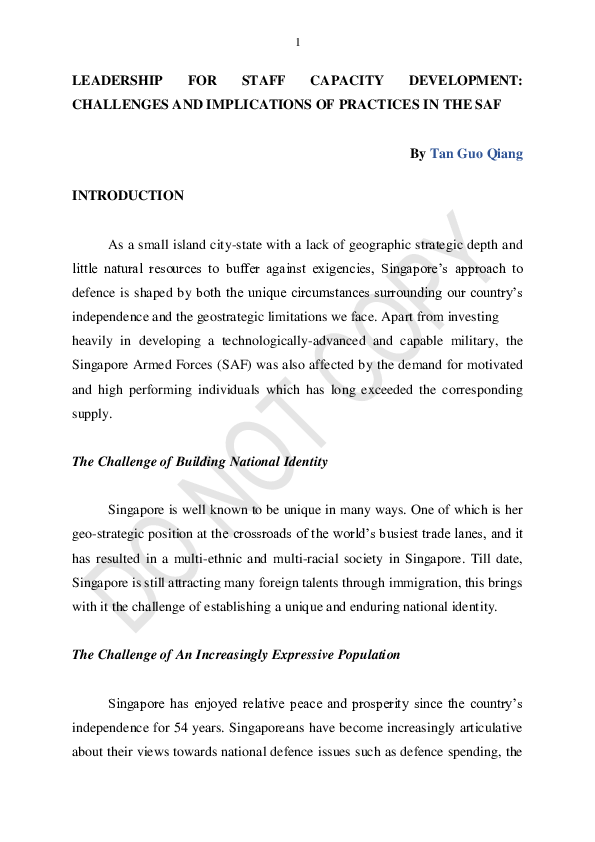 (PDF) LEADERSHIP FOR STAFF CAPACITY DEVELOPMENT: CHALLENGES AND ...