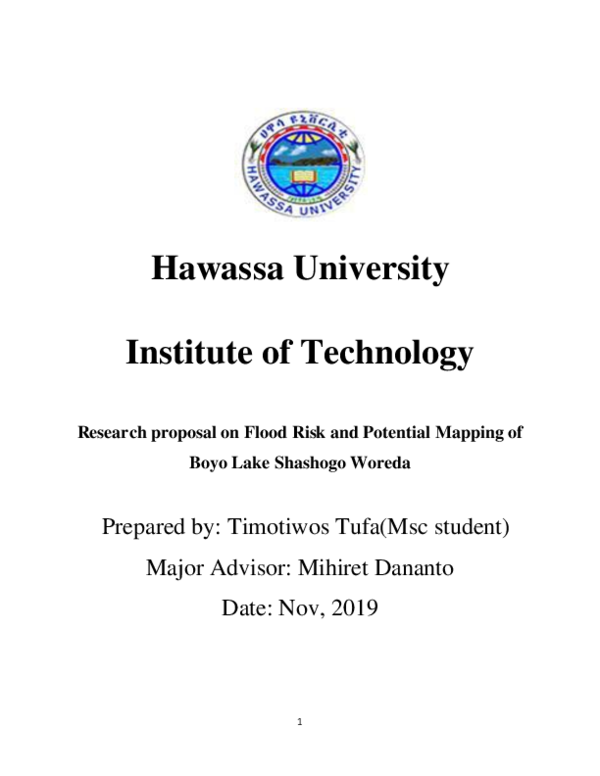 (DOC) Thesis Proposal