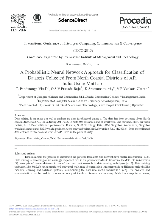 (PDF) ScienceDirect A Probabilistic Neural Network Approach for ...