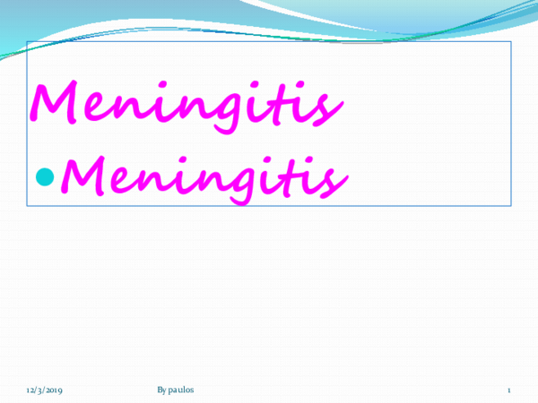 (PPT) Menigitus | paul jaleta - Academia.edu