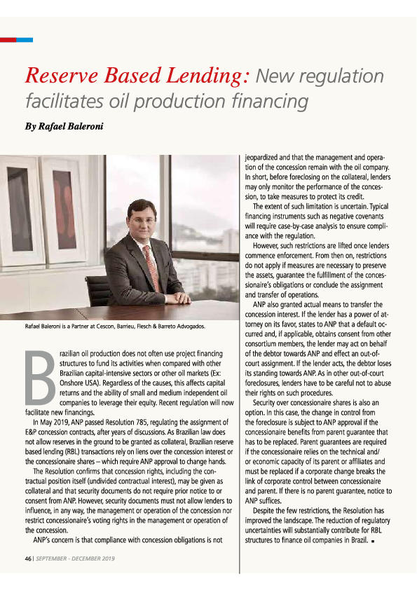 (PDF) Reserve Based Lending - New regulation facilitates oil production ...