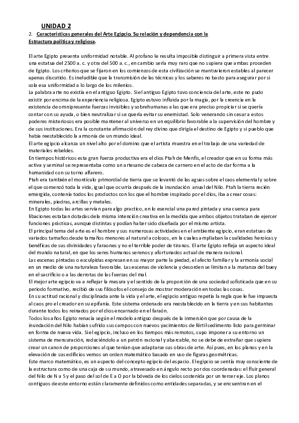 (DOC) UNIDAD 2 EGIPTO