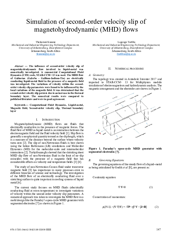 (PDF) Simulation of second-order velocity slip of magnetohydrodynamic ...