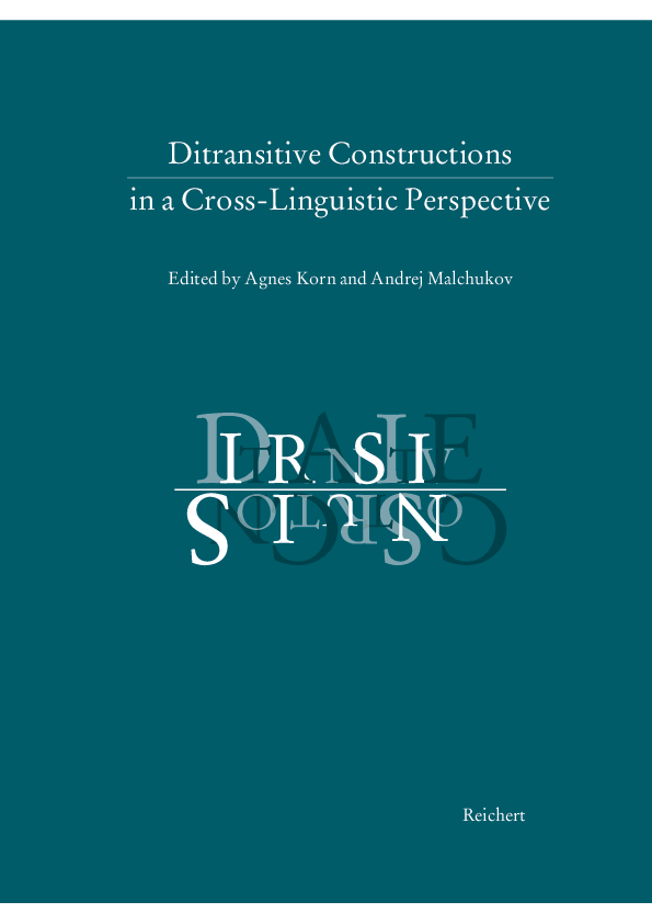 (PDF) Ditransitive constructions in Latin: Competition of paradigmatic ...