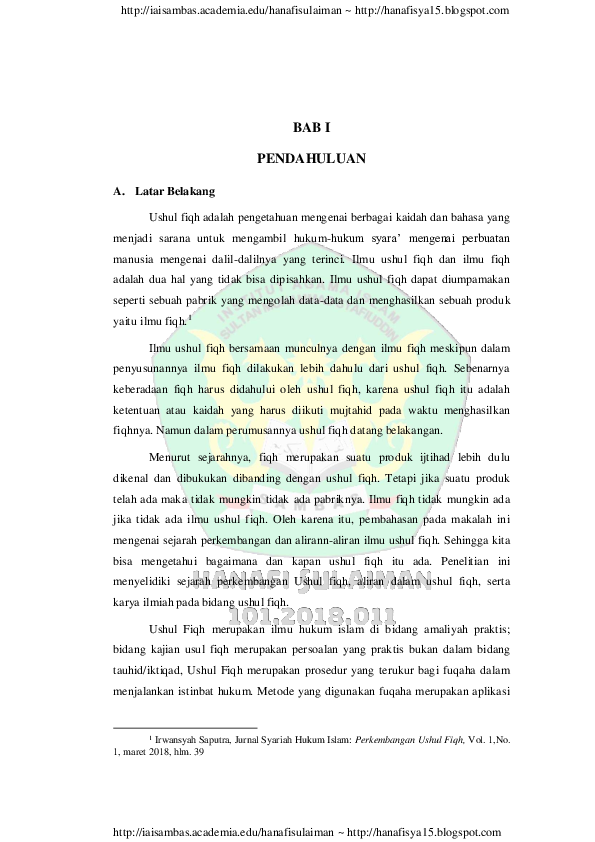 (PDF) SUMBER DAN DALIL DALIL HUKUM ISLAM (AL QUR'AN DAN SUNNAH)