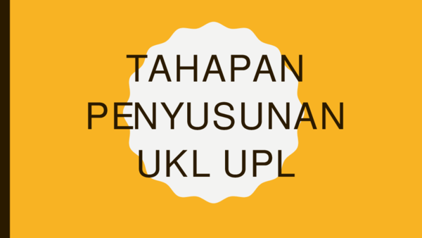(PDF) Penyusunan UKL - UPL
