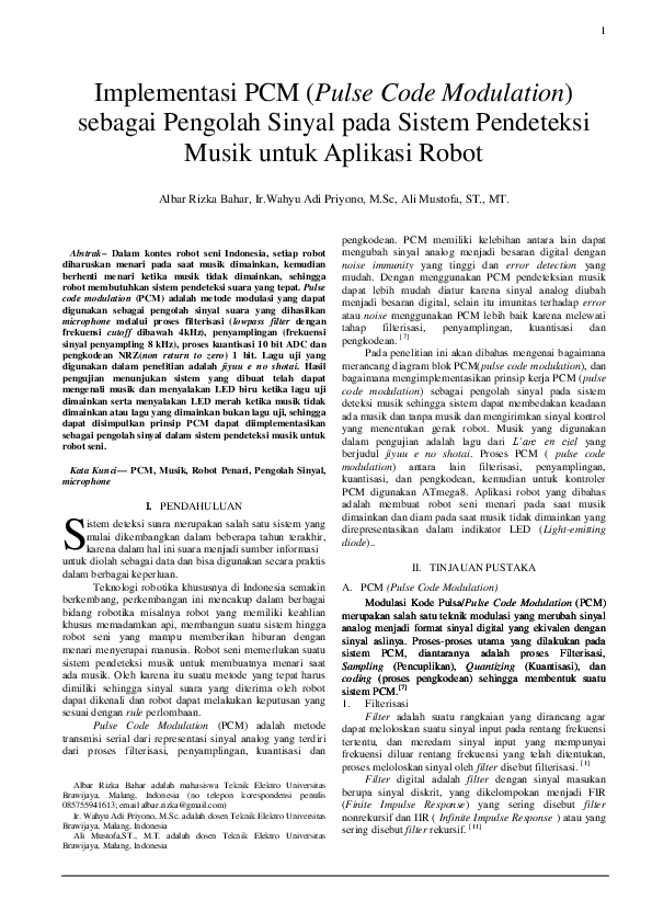 (PDF) ID implementasi pcm pulse code modulation s