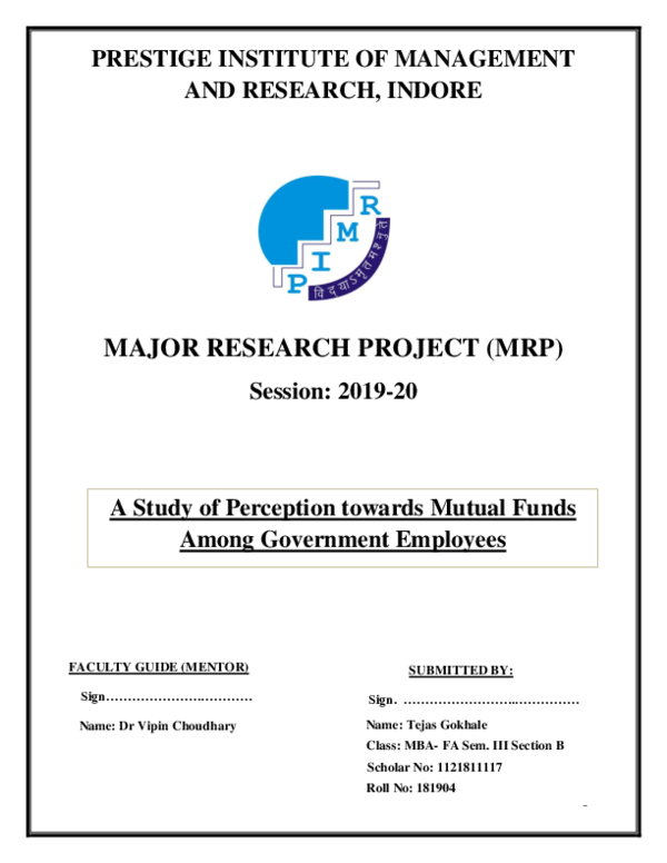 (DOC) MRP Synopsis-Format