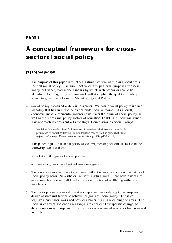 Pdf Framework A Conceptual Framework For Cross A Conceptual