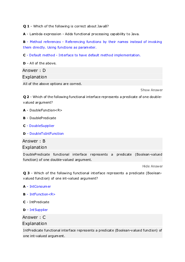 (DOC) Java8-questions