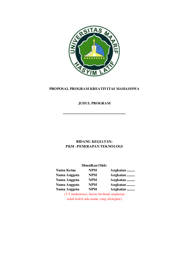 (DOC) Template PKM T