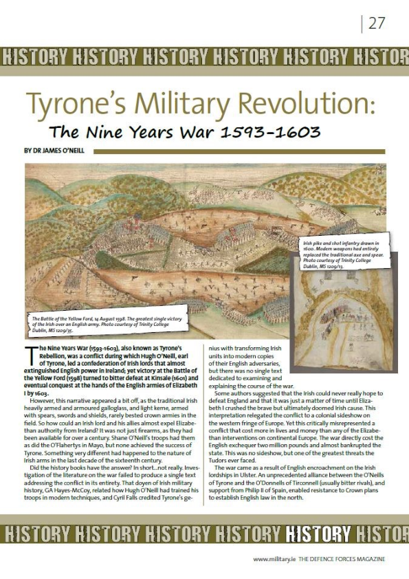 (PDF) The Nine Years War, 1593-1603: Tyrone’s military revolution ...
