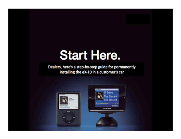 (PDF) Alpine EX-10 INSTALLATION GUIDE