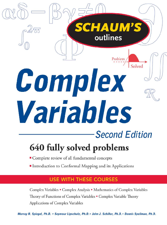 (PDF) Complex Variables