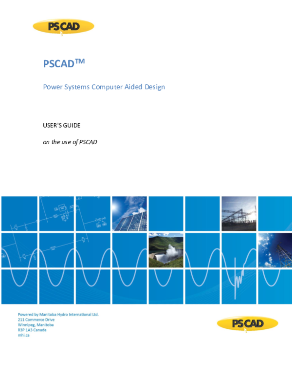 (PDF) PSCAD TM Power Systems Computer Aided Design