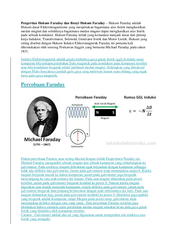 (DOC) Pengertian Hukum Faraday dan Bunyi Hukum Faraday20191209 80055 al29nz