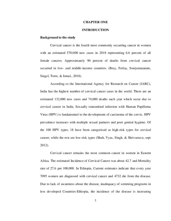 (PDF) CHAPTER ONE INTRODUCTION Background to the study