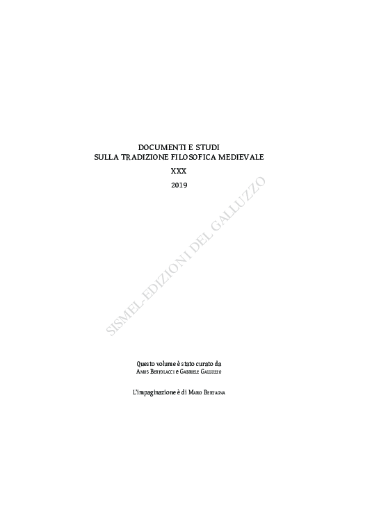 (PDF) «Avicenna’s legacy to the thirteenth-century Latin reception of ...