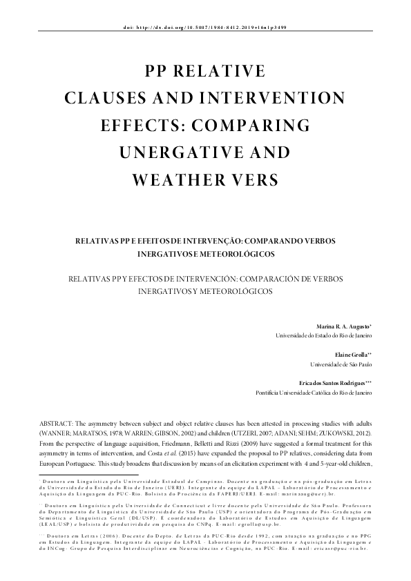 (PDF) PP Relative Clauses and Intervention Effects: Comparing ...