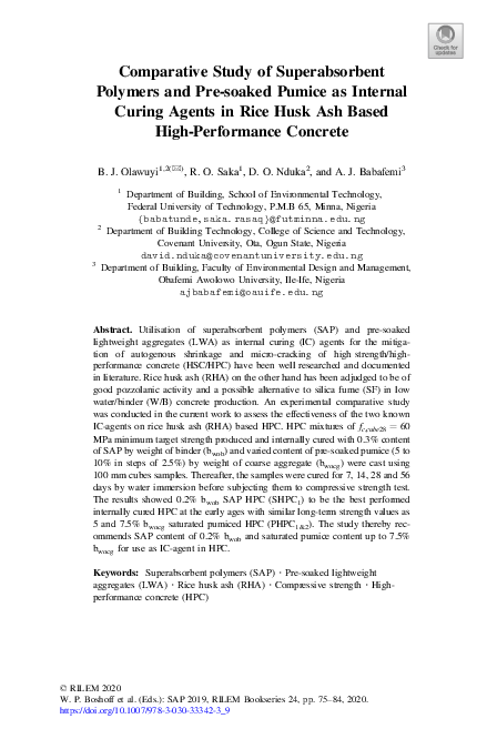 (PDF) Comparative Study of Superabsorbent Polymers and Pre-soaked ...