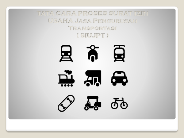(PDF) TATA CARA PROSES SURAT IZIN USAHA Jasa Pengurusan Transportasi ...