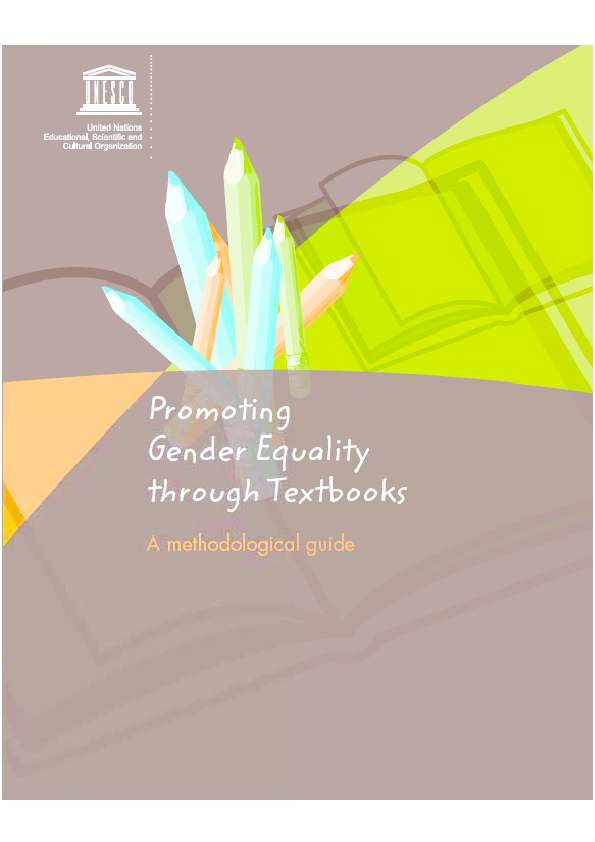 (PDF) Promoting Gender Equality through Textbooks A methodological guide