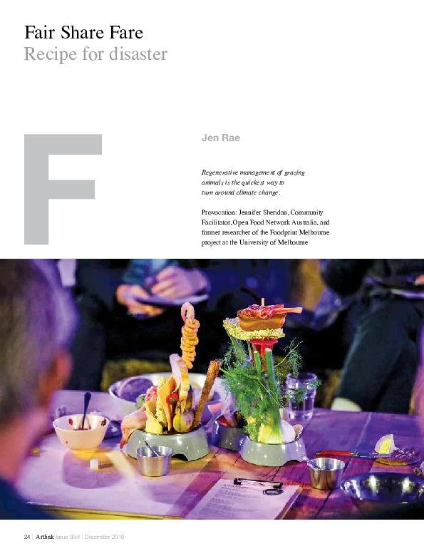 Fair Share Fare: Recipe for disaster