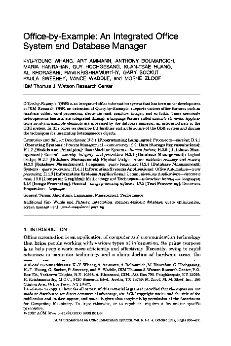 (PDF) Integrating Office Features in OBE System