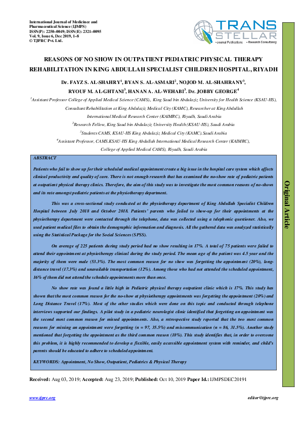 (PDF) Saudi Arabia 3 Students CAMS, KSAU-HS King Abdulaziz Medical City ...