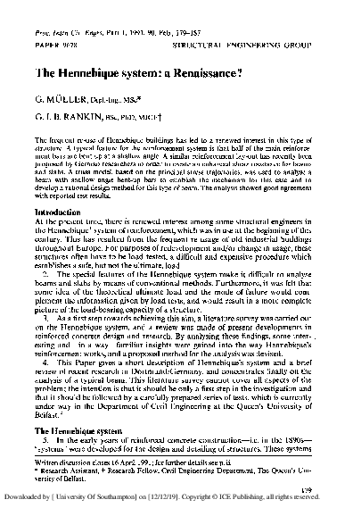 (PDF) The Hennebique system: a Renaissance