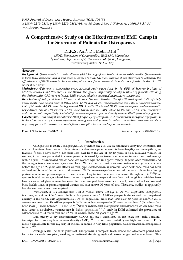 (PDF) A Comprehensive Study on the Effectiveness of BMD Camp in the ...