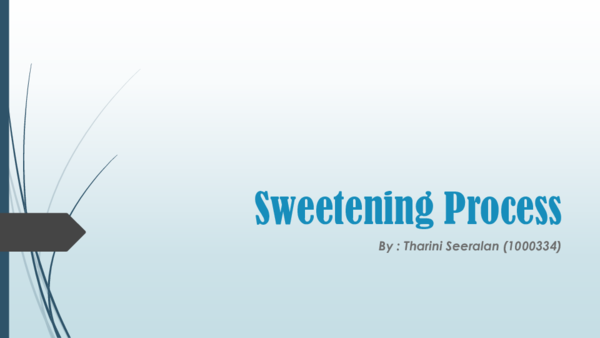 (PPT) Sweetening Process