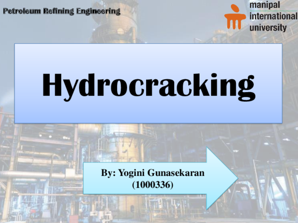 (PPT) Hydrocracking