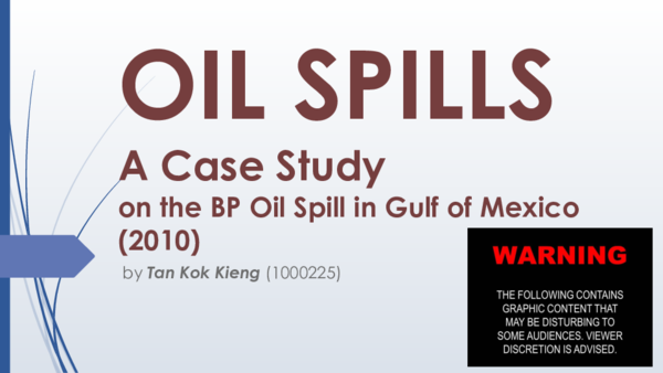 (PPT) Case Study - Oil Spills